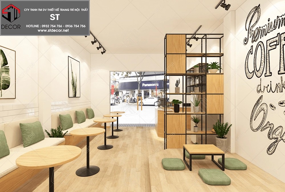 Chia sẻ kinh nghiệm thiết kế quán trà sữa hiện đại trẻ trung